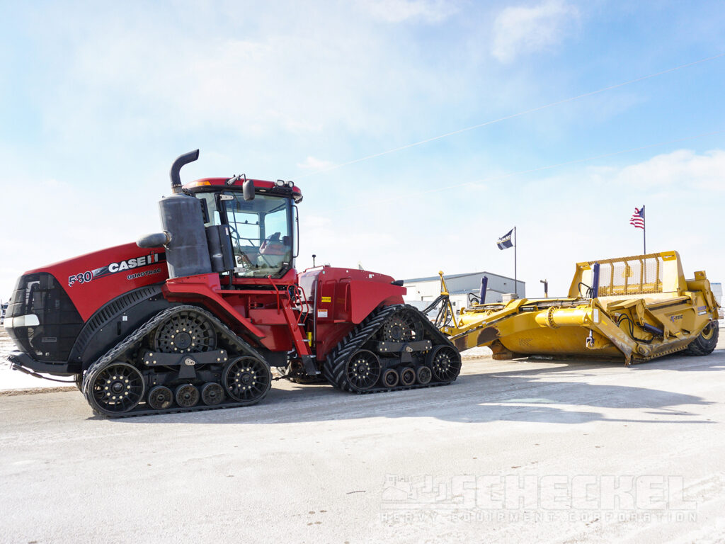 2014 Case IH Steiger 580 QUADTRAC & 2014 K-Tec 1233 Scraper Package ...