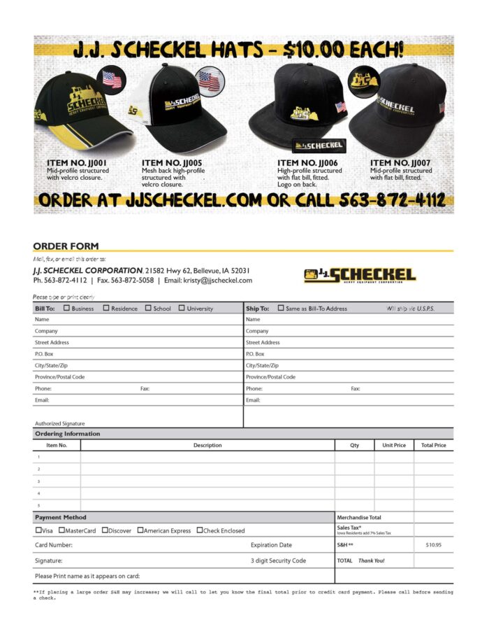 Company Brochures - J.J. Scheckel