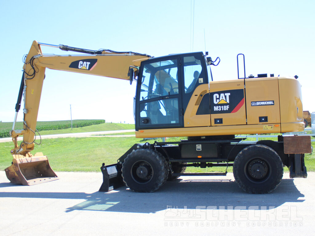 2018 Cat M318F, Wheeled Excavator, A03018 - J.J. Scheckel
