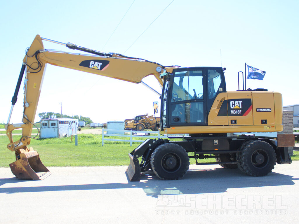 2018 Cat M318F, Wheeled Excavator, A03018 - J.J. Scheckel