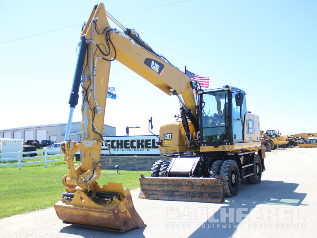 2018 Cat M318F, Wheeled Excavator, A03018 - J.J. Scheckel