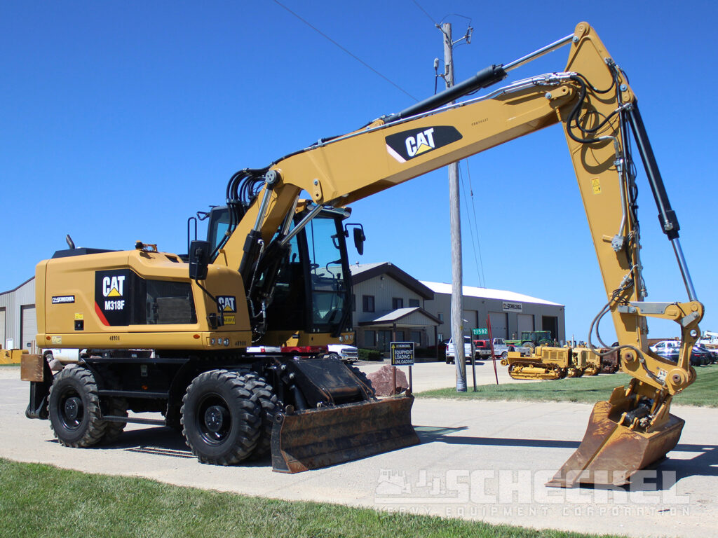 2018 Cat M318F, Wheeled Excavator, A03018 - J.J. Scheckel