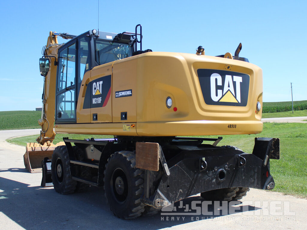 2018 Cat M318F, Wheeled Excavator, A03018 - J.J. Scheckel