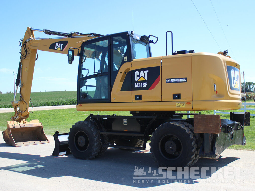 2018 Cat M318F, Wheeled Excavator, A03018 - J.J. Scheckel