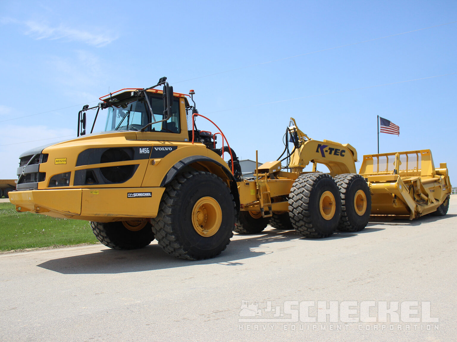 2018 Volvo A45G & K-tec 1233 Scraper Package - A03235 & A03037 - J.J ...