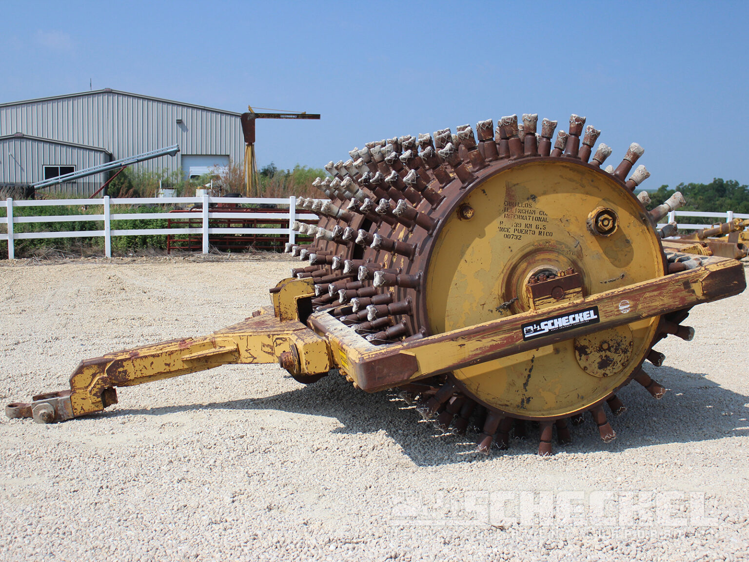 A03265, 60”+60” Double Drum Sheepsfoot Roller - J.J. Scheckel