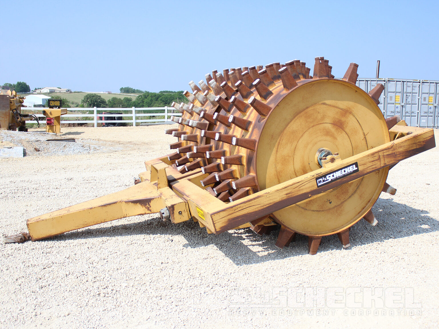 A03268, 60”+48” Double Drum Sheepsfoot Roller - J.J. Scheckel