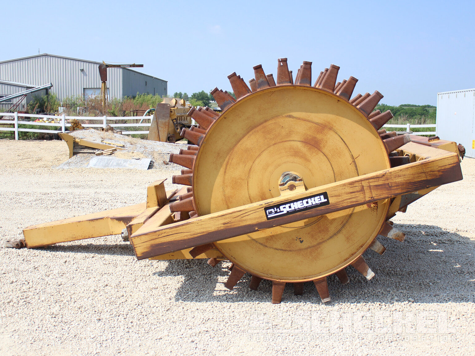 A03268, 60”+48” Double Drum Sheepsfoot Roller - J.J. Scheckel