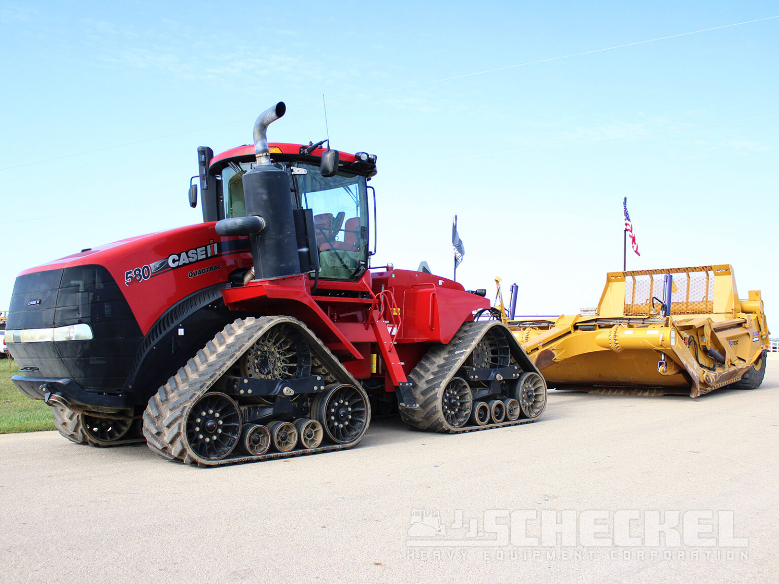 2014 Case IH Steiger 580 QUADTRAC & 2014 K-Tec 1233 Scraper Package ...