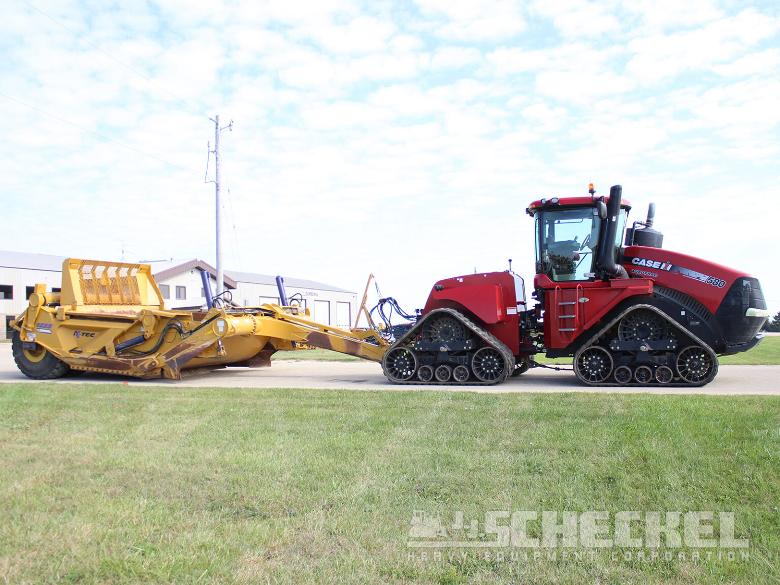 2014 Case IH Steiger 580 QUADTRAC & 2014 K-Tec 1233 Scraper Package ...
