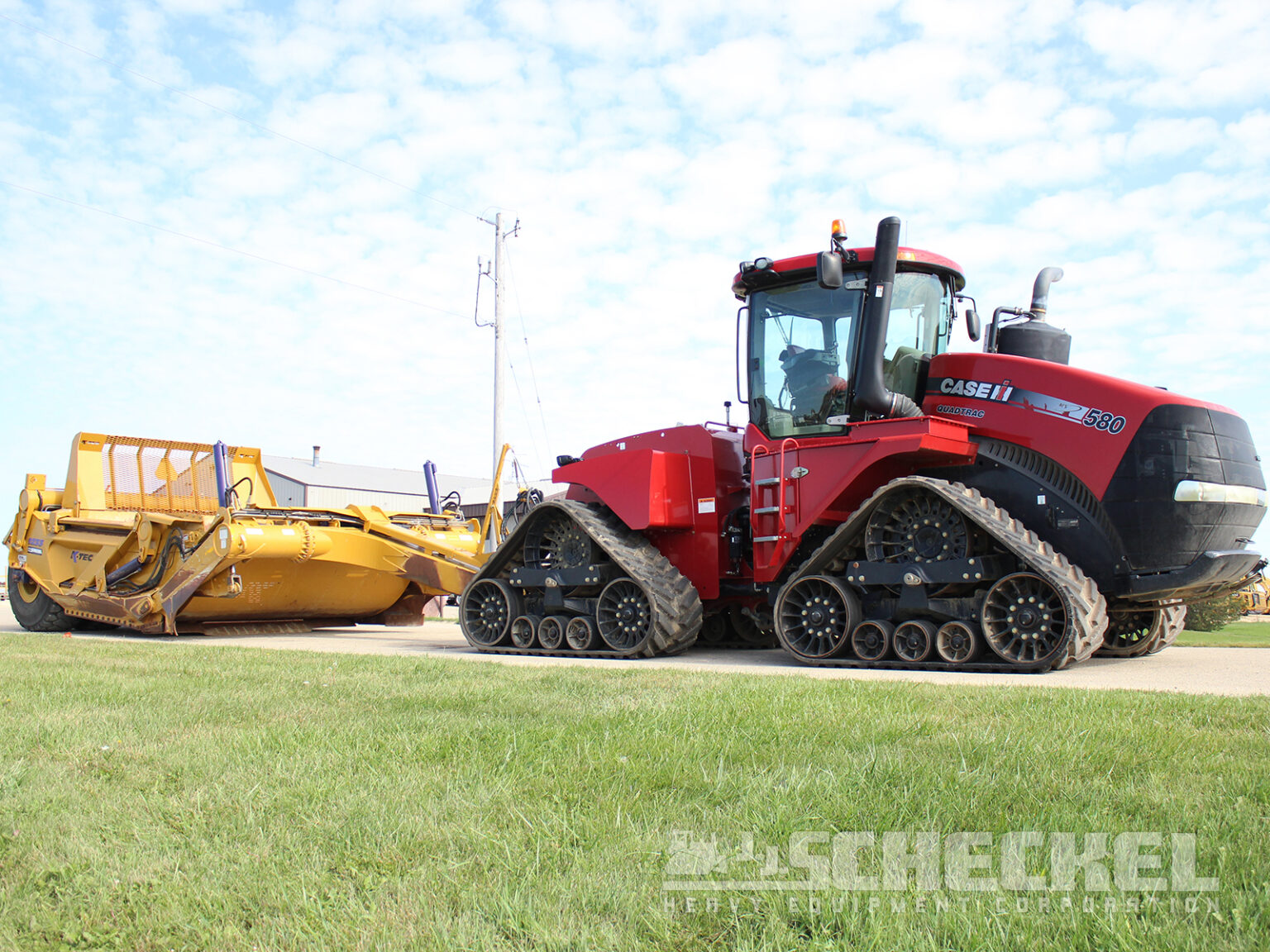 2014 Case IH Steiger 580 QUADTRAC & 2014 K-Tec 1233 Scraper Package ...